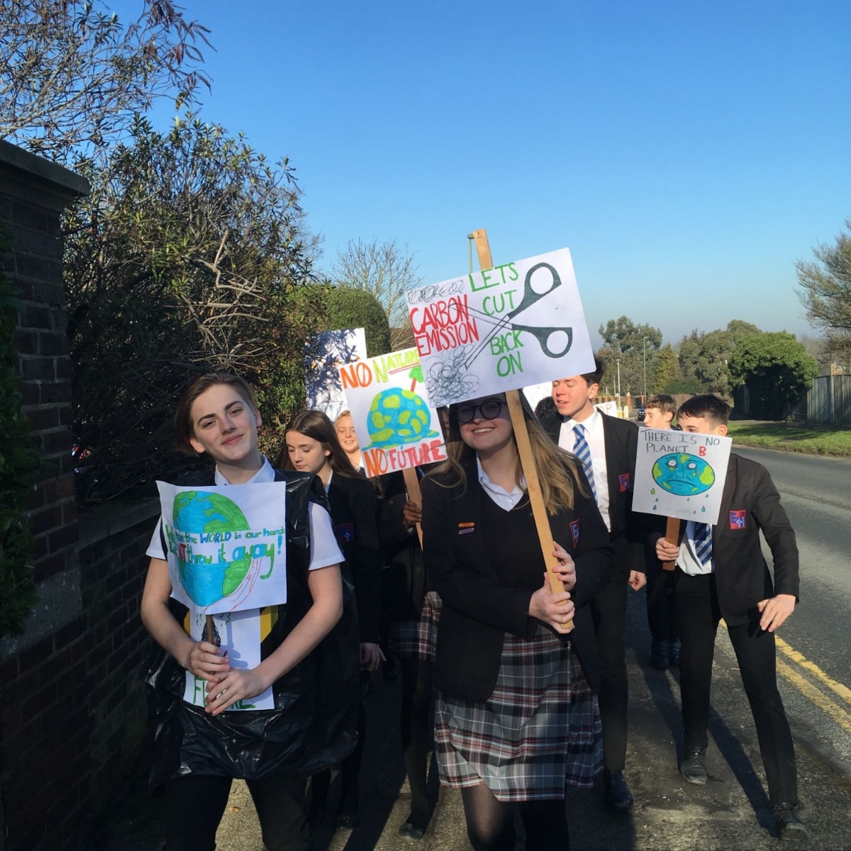 Esher Church of England High School - EHS students march to tackle ...