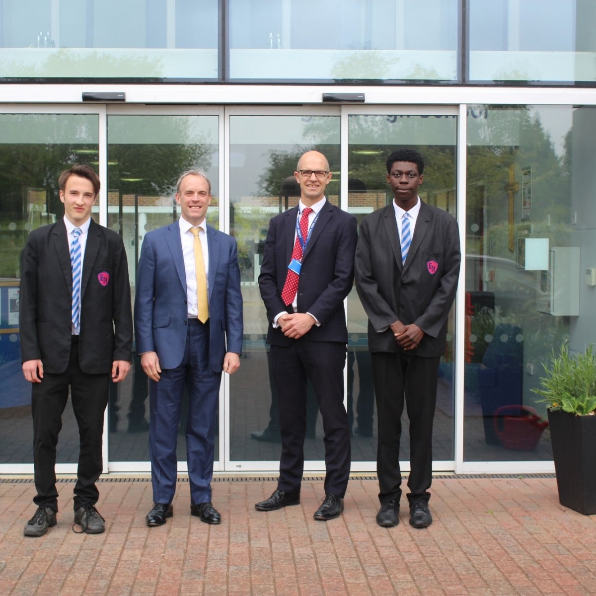 Esher Church of England High School - Dominic Raab MP visits Esher High ...